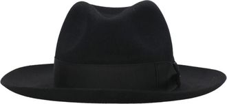 Borsalino Homme, Accessoires, Noir, Taille: 59 CM Fur Felt Hat