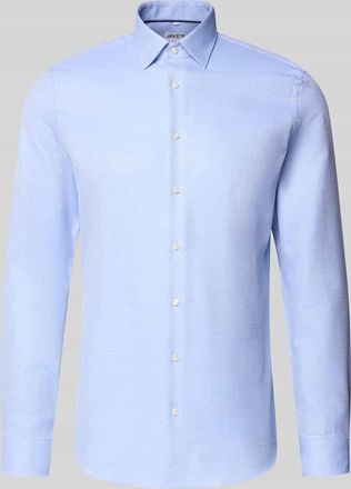 Jake*s Slim Fit Businesshemd mit Strukturoptik