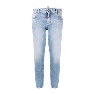 Dsquared2 Mid-Rise Cropped Jeans - - Jeans - Damen - Blau - XS