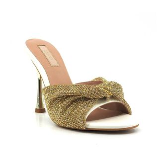 Liu Jo Mules mit Strasssteinen - - Shoes - Damen - Gelb - 36 EU
