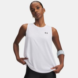 Under Armour Tech Tanktop f&uuml;r Damen Wei&szlig; / Schwarz XXL