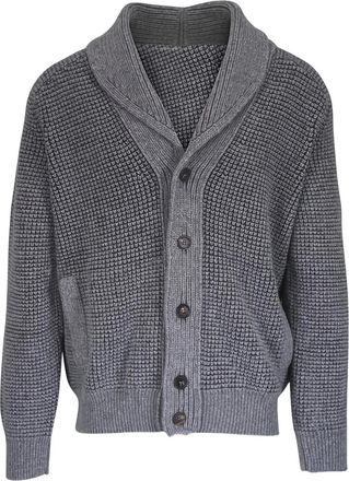 Ermenegildo Zegna Cardigan mit Schalkragen - Grau