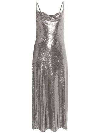 AllSaints Hadley Minikleid mit Pailletten - Silber