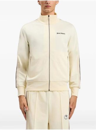 Palm Angels Homme, Sweatshirts et sweats &agrave; capuche, Beige, Taille: 2XL SweaT-shirt Zipp&eacute;