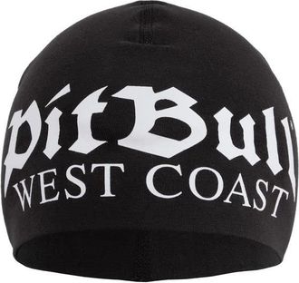 Pitbull Pit Bull West Coast - Compression Beanie OLD LOGO Black - Black