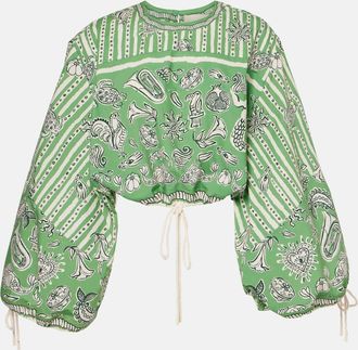 Alemais Alémais Cropped-Top Lula aus Baumwolle