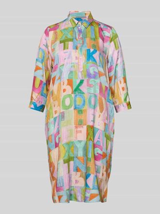 Milano Relaxed Fit Hemdblusenkleid aus reiner Viskose