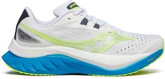Saucony Womens Endorphin Speed 4 Sneaker, White/VIZIBLUE, 6