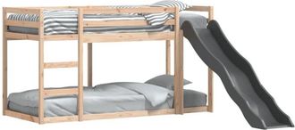 vidaXL Vidaxl - Lit superpos&eacute; avec toboggan et &eacute;chelle sans matelas 80x200 cm