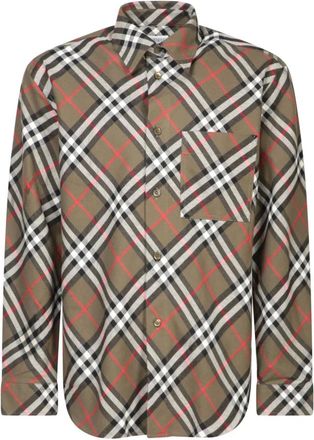 Burberry Homme, Chemises, Multicolore, Taille: L Chemise &agrave; carreaux