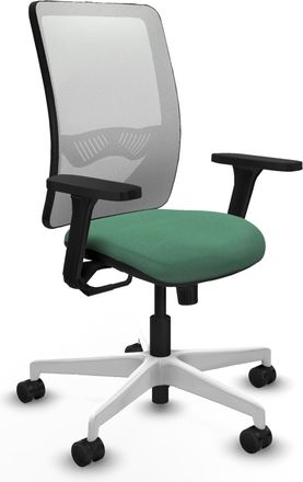 Piqueras y Crespo Schreibtischstuhl Zulema mit 3D-Armlehnen, h&ouml;henverstellbare Lendenwirbelst&uuml;tze. Ausgestattet mit 3 Positionen und Schneidschaum. Mit Rollen von 65 mm