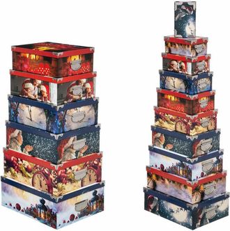 Fééric Lights & Christmas 16 Boîtes pour cadeaux de Noël Tradition