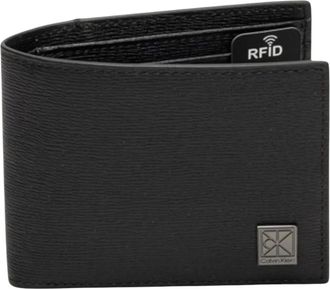 Calvin Klein Emblem Bifold Geldb&ouml;rse - - Accessories - Herren - Schwarzk - ONE SIZE