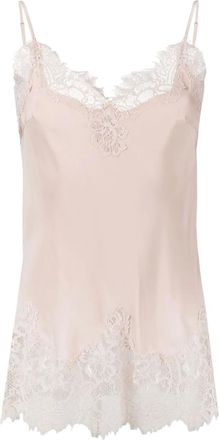 Gold Hawk débardeur bordé de dentelle - Rose