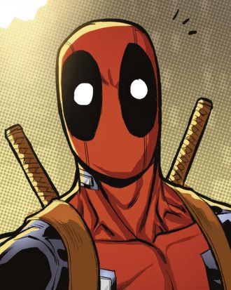 Komar Wandbild- Marvel Deadpool Holup - Gr&ouml;&szlig;e 40 x 50 cm - Poster, Kinderzimmer, Dekoration - gerollt ohne Rahmen