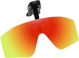 Generic Lunettes de soleil avec clip, lunettes de soleil avec clip sur lunettes - Lunettes de soleil de sport avec clip pour chapeau - Visières polarisées Vis