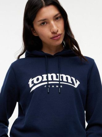 Tommy Jeans Kapuzensweatshirt TJW REG ESS LOGO 1 HOODIE EXT Baumwolle