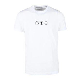 Dirk Bikkembergs Baumwolle Elasthan T-shirt - - Tops - Herren - Wei&szlig; - 2XL