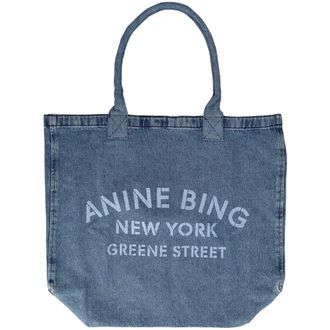 Anine Bing Sac en denim bleu