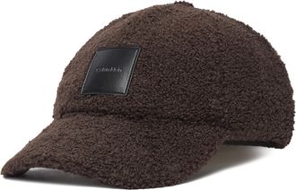 Calvin Klein Cap Calvin Klein All-Over Sherpa W/ Patch Cap LV04F5096G Dunkelbraun