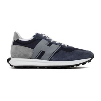 Hogan Homme, Chaussures, Bleu, Taille: 42 1/2 EU Baskets Bleu Bas