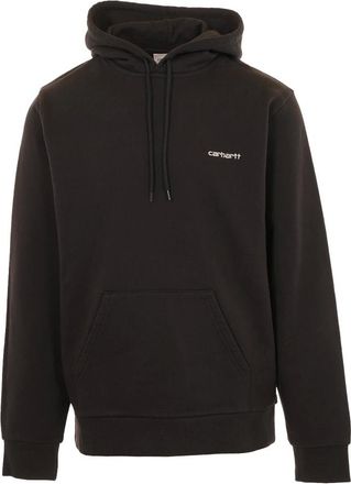 Carhartt Work in Progress Homme, Sweatshirts et sweats &agrave; capuche, Noir, Taille: XL Hooded Script Embroidery Sweat