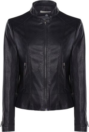 Will&rsquo;s Vegan Store Damen vegan Racer Jacke Veganes Leder Schwarz