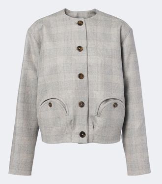 Blaz&eacute; Milano Blaz&eacute; Milano Jacke Altai aus Wolle, Seide und Kaschmir