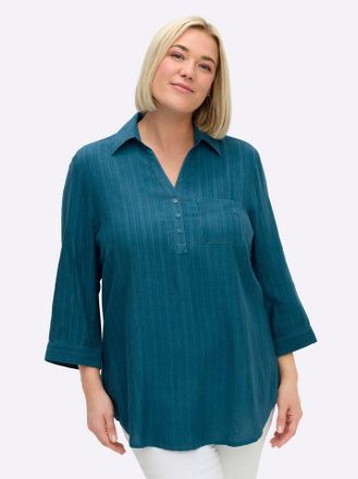 Sheego Klassische Bluse 3/4-Arm-Bluse 3/4-Arm