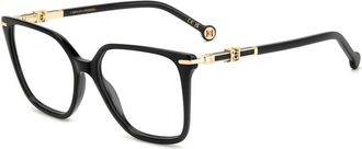 Carolina Herrera Femme, Accessoires, Noir, Taille: 53 MM 0382 Square Eyeglasses