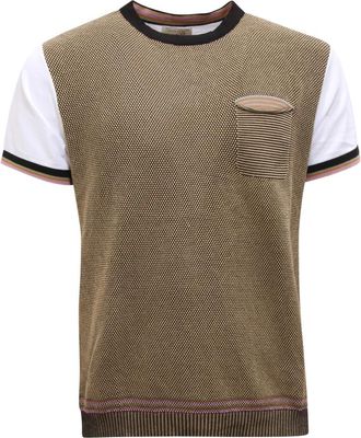 Bob Homme, Tops, Beige, Taille: L Colins Var T-Shirt