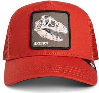 Goorin Brothers Casquette trucker The Extinct Skull Solar rouge, taille unique