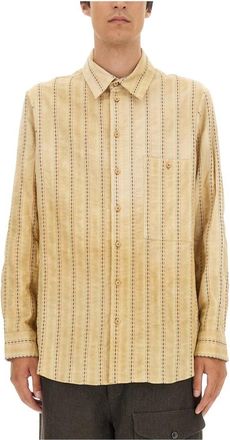 Uma Wang UMA Wang, Homme, Chemises, Beige, Taille: M Tab Top