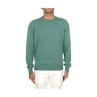 Gran Sasso Rundhals-Pullover - - Knitwear - Herren - Gr&uuml;n - 3XL