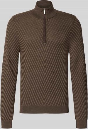 Emporio Armani Regular Fit Strickpullover aus Schurwolle