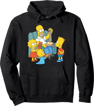 The Simpsons Fathers Day Homer and Kids Tie Gifts for Dad Pullover Hoodie