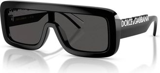 Dolce & Gabbana Shield Sonnenbrille - - Accessories - unisex - Schwarzk - ONE SIZE