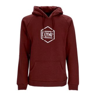 Dolly Noire Logo Hoodie Bordeaux Langarm-Sweatshirt - - Sweatshirts & Hoodies - Herren - Rot - XL