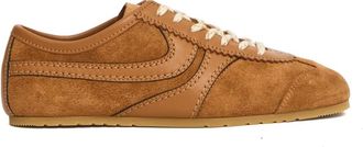 Dries Van Noten Femme, Chaussures, Brun, Taille: 38 EU Sneackers en daim