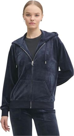 Juicy Couture Damen, Sweatshirts & Hoodies, Blau, SGr&ouml;&szlig;e