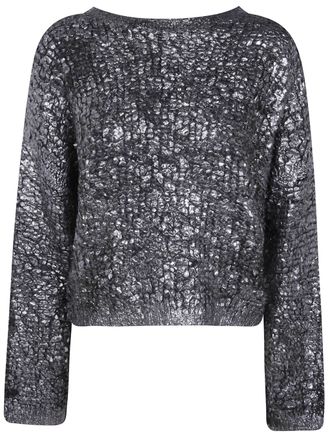 Avant Toi Sweater Cashmere And Silk Hand Painted Cashmere And Silk Ro
