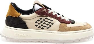 Bepositive Low-Top Sneaker - Cuprace Basket - Leather + Suede - Gr. 36 (EU) - in Braun - f&uuml;r Damen