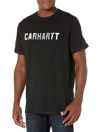 Carhartt Work in Progress Bekleidung Logo T-Shirt schwarz S