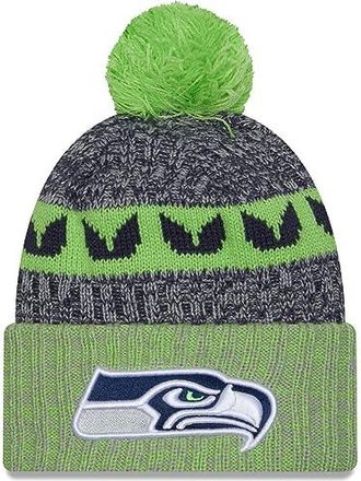 New Era NFL Sideline Bonnet Beanie - Seattle Seahawks