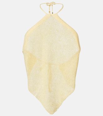 Bananhot Top &agrave; dos nu Liz &agrave; paillettes