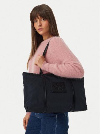 Calvin Klein Handtasche Medium Tote LV04F3869G Schwarz