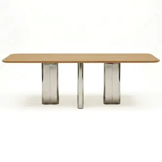 Gabrielle Paris Table &agrave; manger en bois Chrysoline Gabrielle Paris