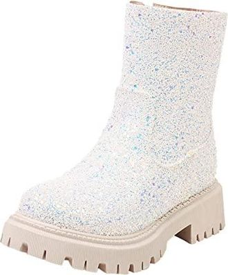 Generico Bottines marron pour femmes &agrave; talons hauts pour femmes &agrave; la mode Bottes d&eacute;contract&eacute;es &agrave; fermeture &eacute;clair lat&eacute;rale en cuir &agrave; talons bas de style britan