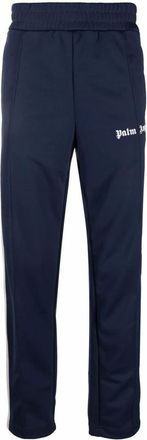 Palm Angels Homme, Pantalons, Bleu, Taille: XL Iconic Classic Track Pants