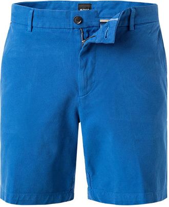 HUGO BOSS Herren Shorts blau Baumwolle